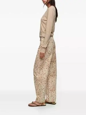 Bimba Y Lola Polka Dot Print Trousers