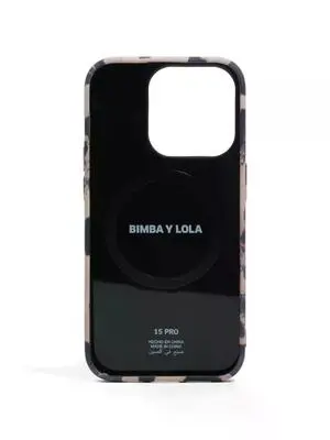 Bimba Y Lola Iphone 15 Pro Animal-print Phone Case