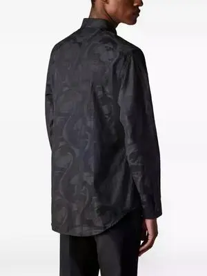 Paul Smith Swan Jacquard Cotton Shirt