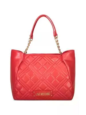 Moschino Quilted Chain Tote Bag