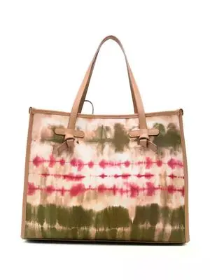 GIANNI CHIARINI Marcella Tie-dye Shoulder Bag - Neutrals