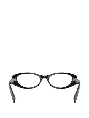 Miu Miu Oval Frame Glasses