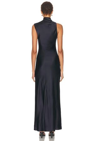 SRG Arden Silk Dress - Navy