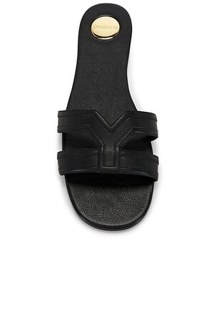 Saint Laurent Mabrouka Slide - Noir