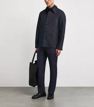 Pal Zileri Stretch Virgin Wool Half-elasticated Trousers