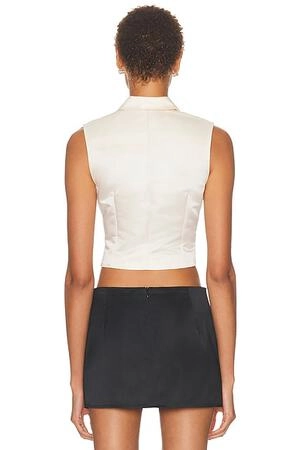 ALFIE Christy Zip Up Top - Sand