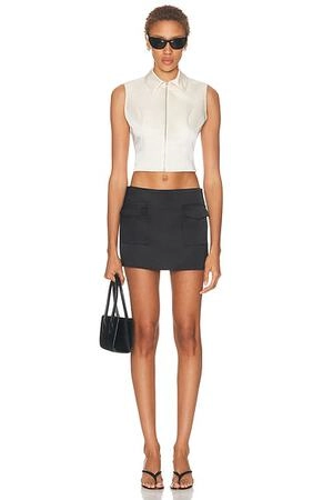 ALFIE Christy Zip Up Top - Sand