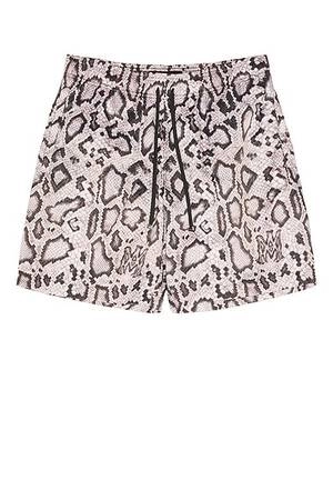 Amiri Snake Print Swim Trunks