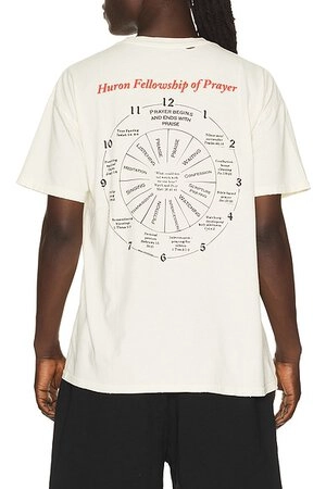 WILLY CHAVARRIA Keep Praying Bitches Easy Tee - Masa