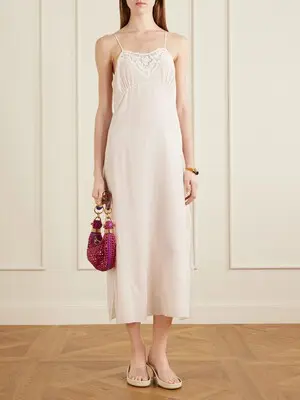 Chloé Toucan Handle Woven Shoulder Bag - Pink