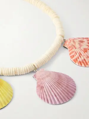 JULIETTA Exclusive Gold-tone Shell Beaded Necklace