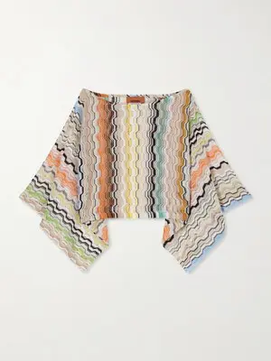 Missoni Crochet-knit Top With Metallic Fibers - Multi