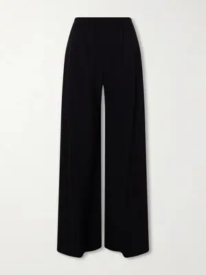 THE ROW Gala Crepe Wide-leg Pants