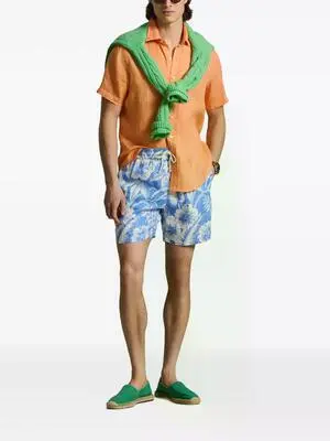 Polo Ralph Lauren Floral Print Swim Shorts - Blue