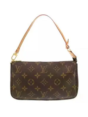 LOUIS VUITTON 2000 Monogram Pochette Accessoires Shoulder Bag