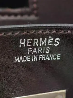 Hermès Veau Barenia And Vibrato Birkin Retourne 35 Handbag