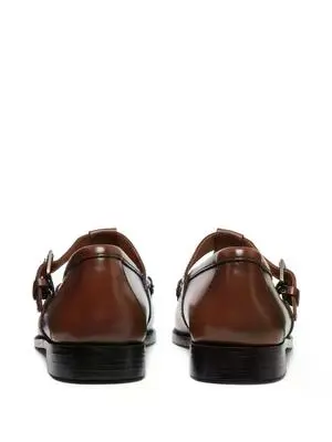 G.H.BASS Weejuns Mary Jane Loafers - Brown