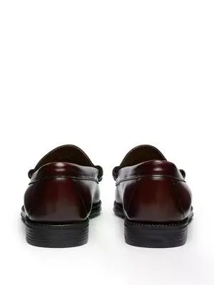 G.H.BASS Penny Loafers With Horsebit Detail - Red