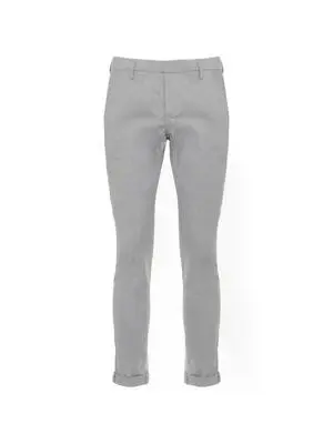 DONDUP Button-detail Trousers - Grey