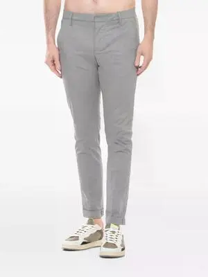 DONDUP Button-detail Trousers - Grey