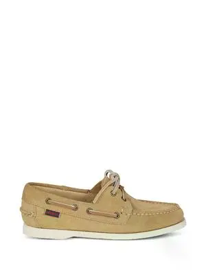SEBAGO Sebago Portland Lace-Up Boat Shoes In Suede Grey
