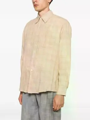 Our Legacy Checked Linen Shirt