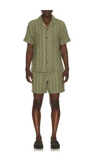 Marine Layer Dobby Resort Shirt In . Also