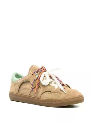 SANTHA Love Park Cut-out Quilted Sneakers