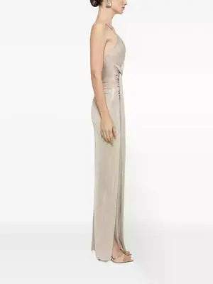 NISSA Knot Chain-strap Maxi Dress