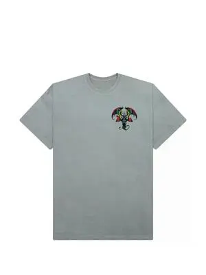 D-R-G-N Dragon-graphic T-shirt