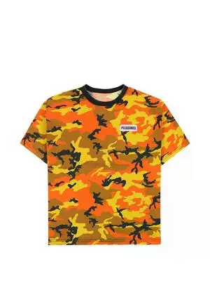 PLEASURES Sensation Camouflage-print T-shirt