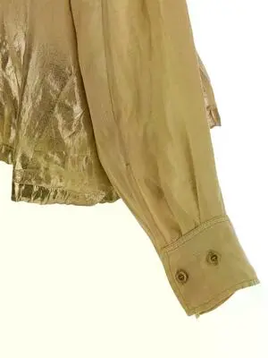 NUDE Long Sleeve Shirt With Drawstring Hem