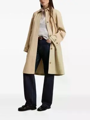 Woolrich Raglan-sleeve Trench Coat