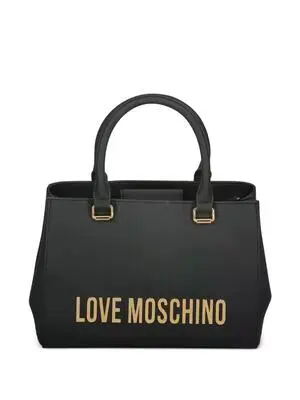 Moschino Logo Tote - Black
