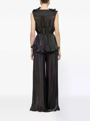 NISSA Ruffled Drawstring Trousers