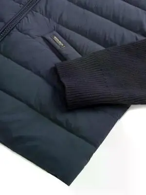 Woolrich Quilted Bomber Jacket With Zip Fastening