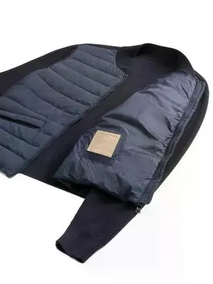 Woolrich Quilted Bomber Jacket With Zip Fastening