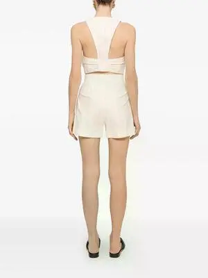 NISSA High-waisted Striped Shorts