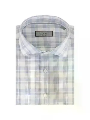 Canali Checked Shirt - Neutrals