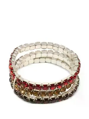 Isabel Marant Étoile Crystal-embellished Bracelet - Silver