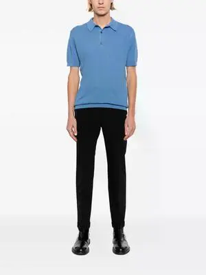 John Smedley Roth Polo Shirt - Blue