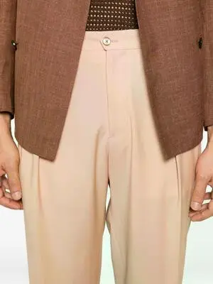 BRIGLIA 1949 Pleated Trousers - Orange