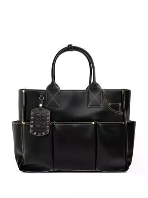 GANNI Logo-tag Multi-pocket Tote Bag