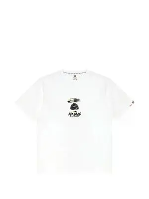 AAPE BY *A BATHING APE Graphic Print T-shirt - White