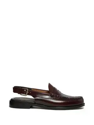 G.H.BASS Weejuns Larson Penny Slingback Loafers - Brown