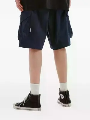 FINGERCROXX Cargo Pocket Shorts - Blue