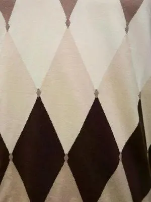 BALLANTYNE Argyle Intarsia-knit V-neck Sweater - Neutrals