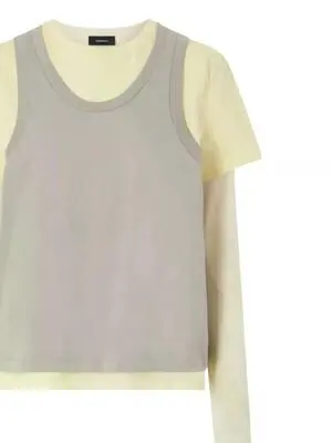 Wardrobe.NYC Colour-block Layered Mini Dress