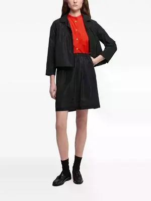 Aspesi Short Sleeve Shirt With Band Collar And Pocket