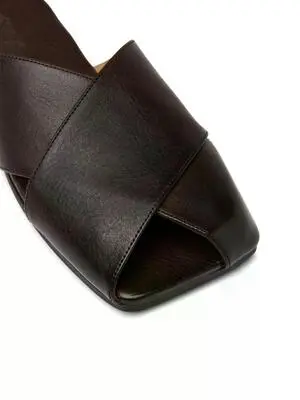 Marsèll Crossover Strap Open Toe Sandals - Brown